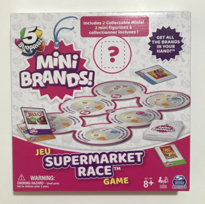 Spin Master 5 Surprise Mini Brands Supermarket Race Game - Ages 8+ NEW ...