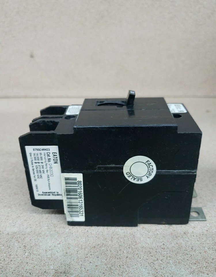 New Old Stock! Eaton GHB2030 2P 30A Bolt-On Circuit Breaker | eBay
