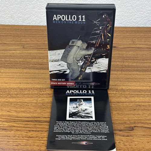 Spacecraft Films Apollo 11: Men on the Moon (DVD, 2002 Edition, 3-Disc ...