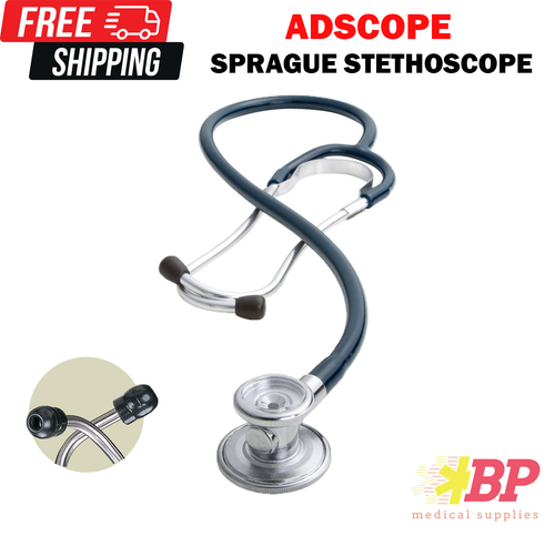 ADC 647N Adscope Sprague Lightweight Single-Tube Stethoscope - Navy | eBay