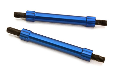 Billet Machined 50mm Aluminum Linkages (2) M4 Threaded for 1/10 Scale ...