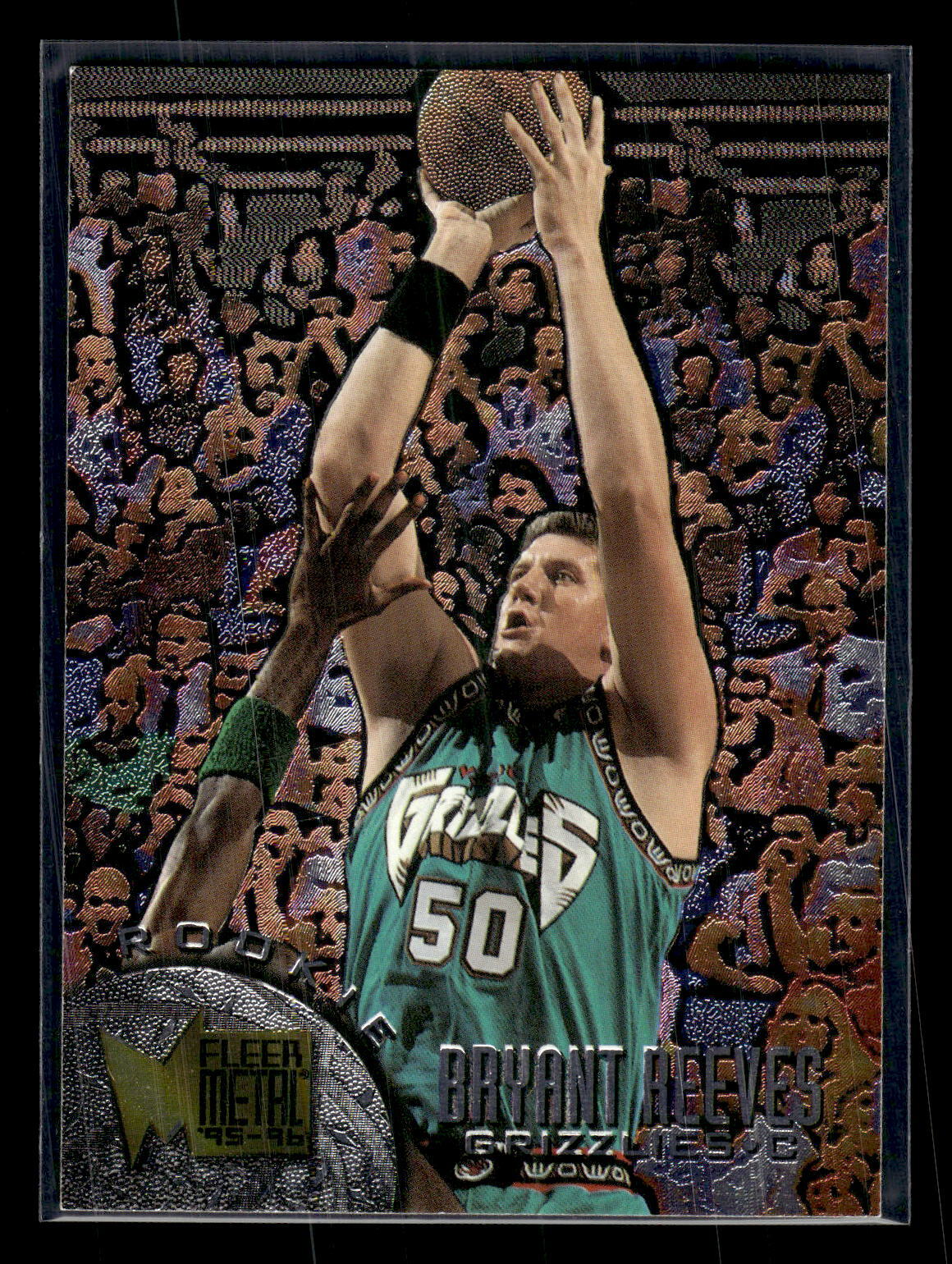 1995 Fleer Metal #205 Bryant Reeves Rookie Vancouver Grizzlies Mint+ | eBay