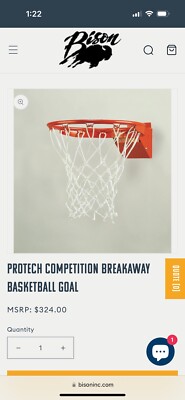 Bison BA35 Protech Competition Breakaway Basketball Goal | eBay