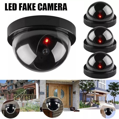 8X Dummy Fake Security Camera Dome CCTV Home Surveillance LED Flashing ...