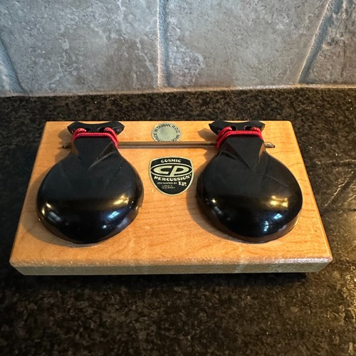 LP CP Latin Cosmic Percussion Mounted Table Castanets 6" Wood Wooden ...