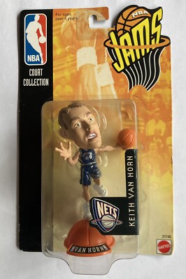 Mattel Toys NBA Jams 1998-1999 Keith Van Horn New Jersey Nets “3 ...
