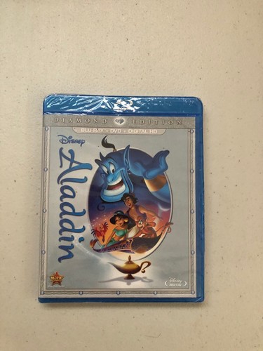 Aladdin (Blu-ray/DVD, 2015, 2-Disc Set, Diamond Edition) Brand New ...