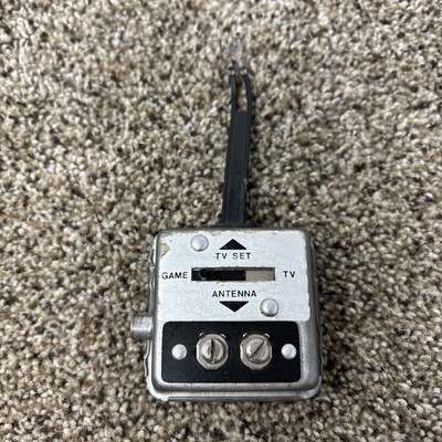 Vintage TV/Game/Computer RF Switch Box Adapter for Atari 2600 Coleco ...