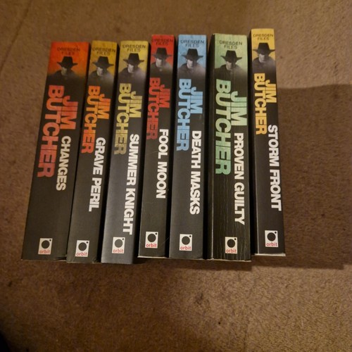 Jim Butcher Dresden Files 7 Paperback.Books 1-5+8 & 12. Free P&P # ...