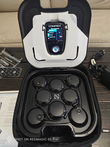 Compex Wireless USA 2.0 Muscle Stimulator with Electrodes Kit! No Factory box 190446253310 | eBay