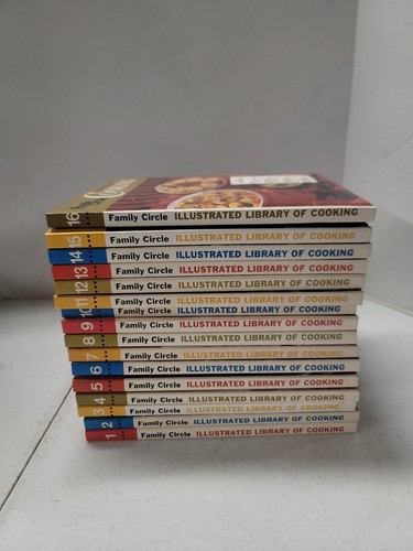 Family Circle Illustrated Library Of Cooking Volumes 1-16 Complete Set ...