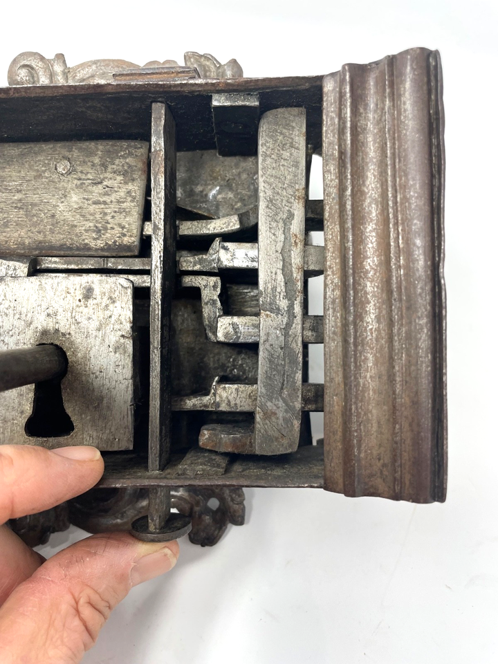 Beautiful Functional German Baroque Lock and 2 Different Period Keys | eBay