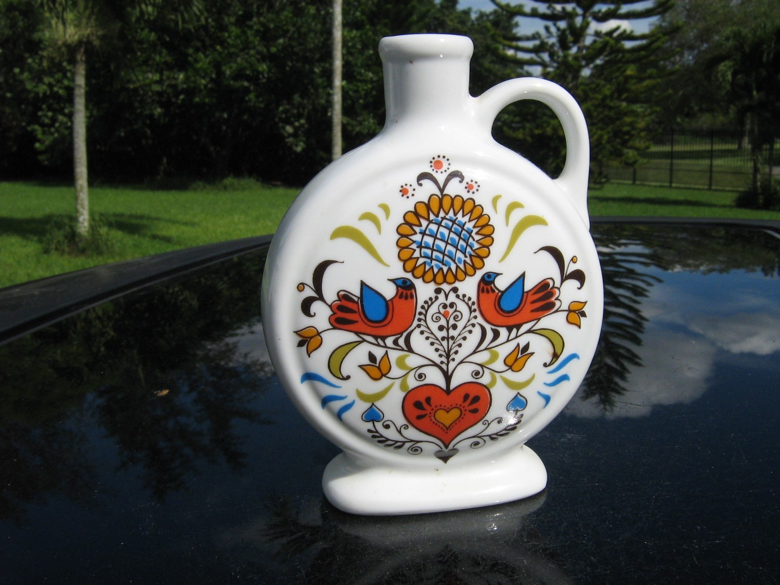 Vintage German Flask DEUTSCHES ERZEUGNIS ALTENKUNSTADT BAVARIA 0,1L ...