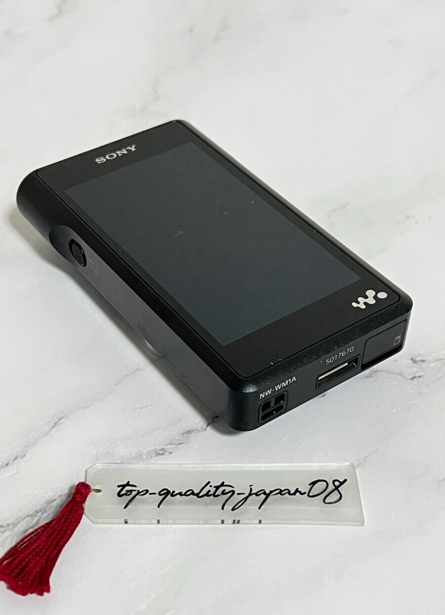 SONY WALKMAN WM1 Series NW-WM1A Black Digital Audio Player Japanese ...