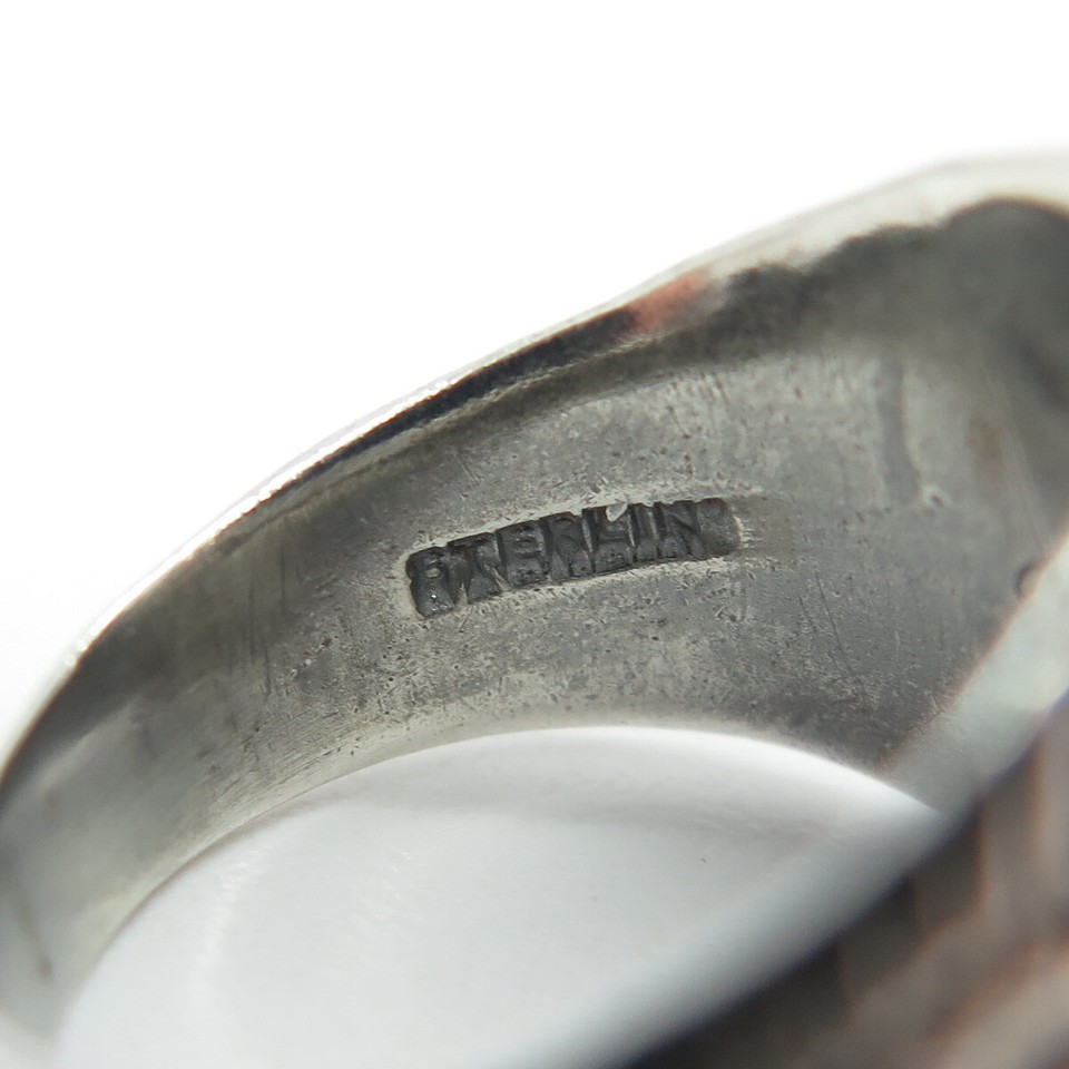 925 Sterling Silver Antique WWII US Army Recruiting Command Ring Size 7 ...