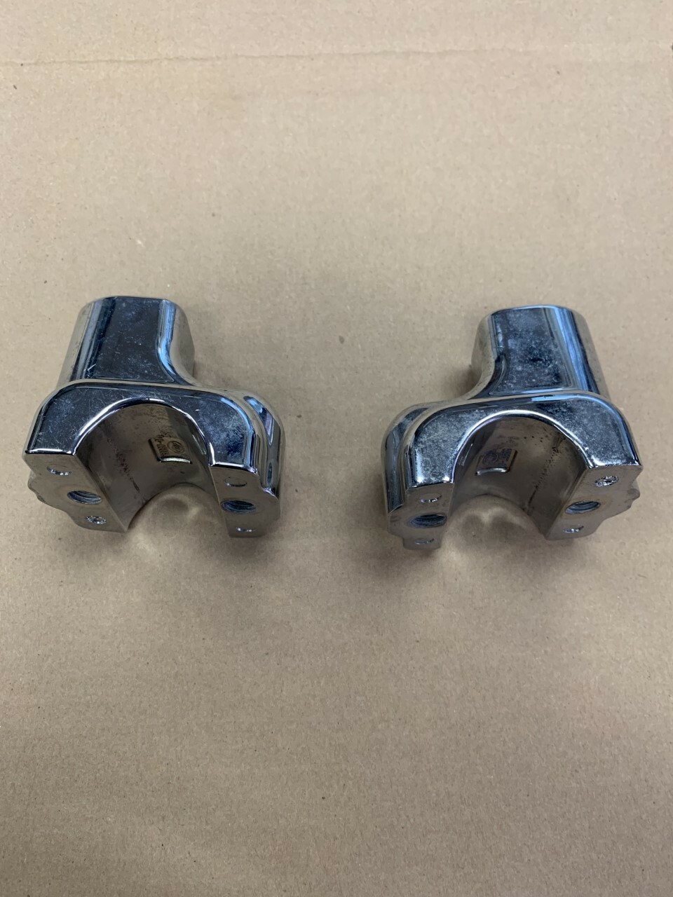 Harley Davidson Fat Boy Lower Handle Bar Clamps p/n 56887-07 New in Box ...