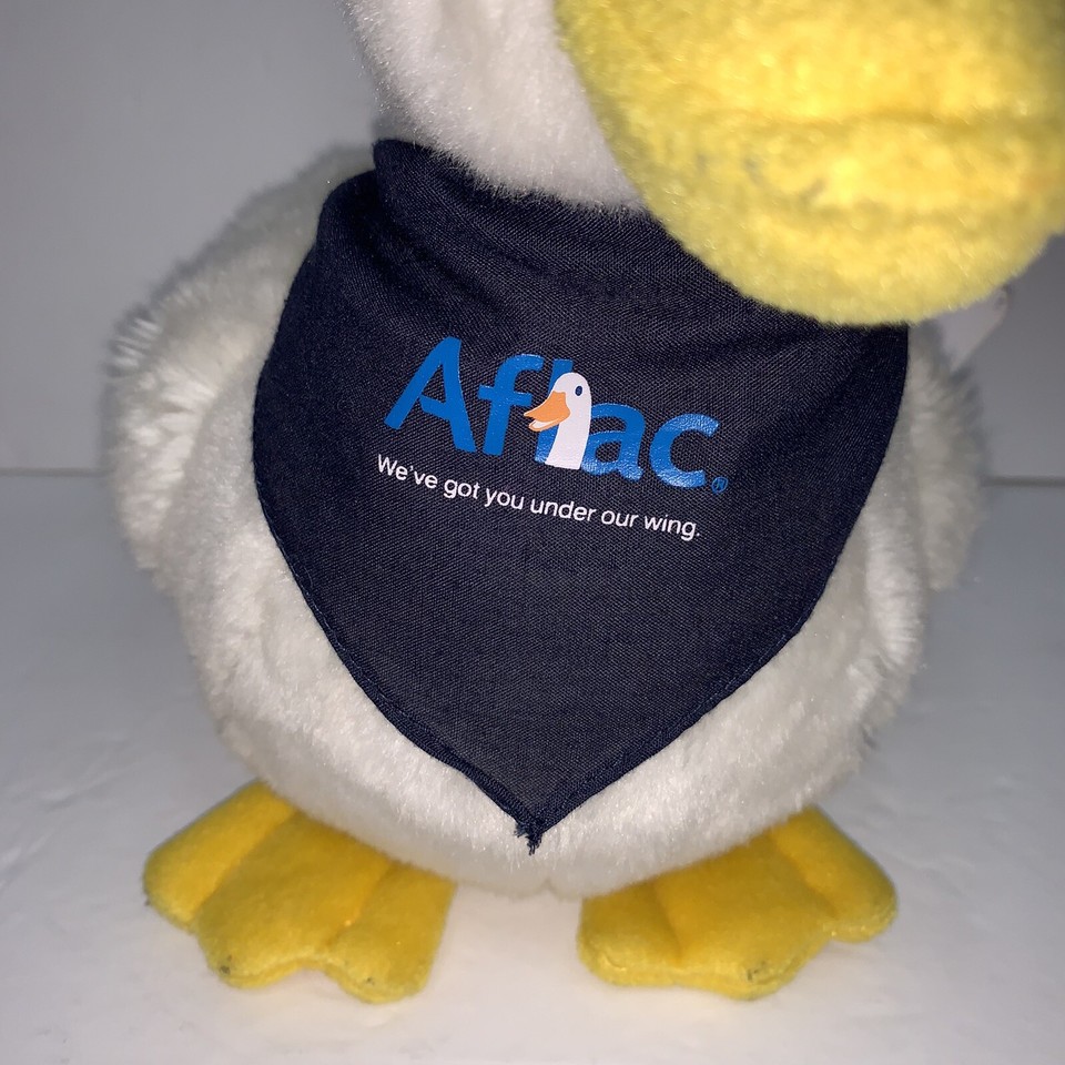 AFLAC Insurance Duck Mascot Plush Piggy Bank NWT | eBay