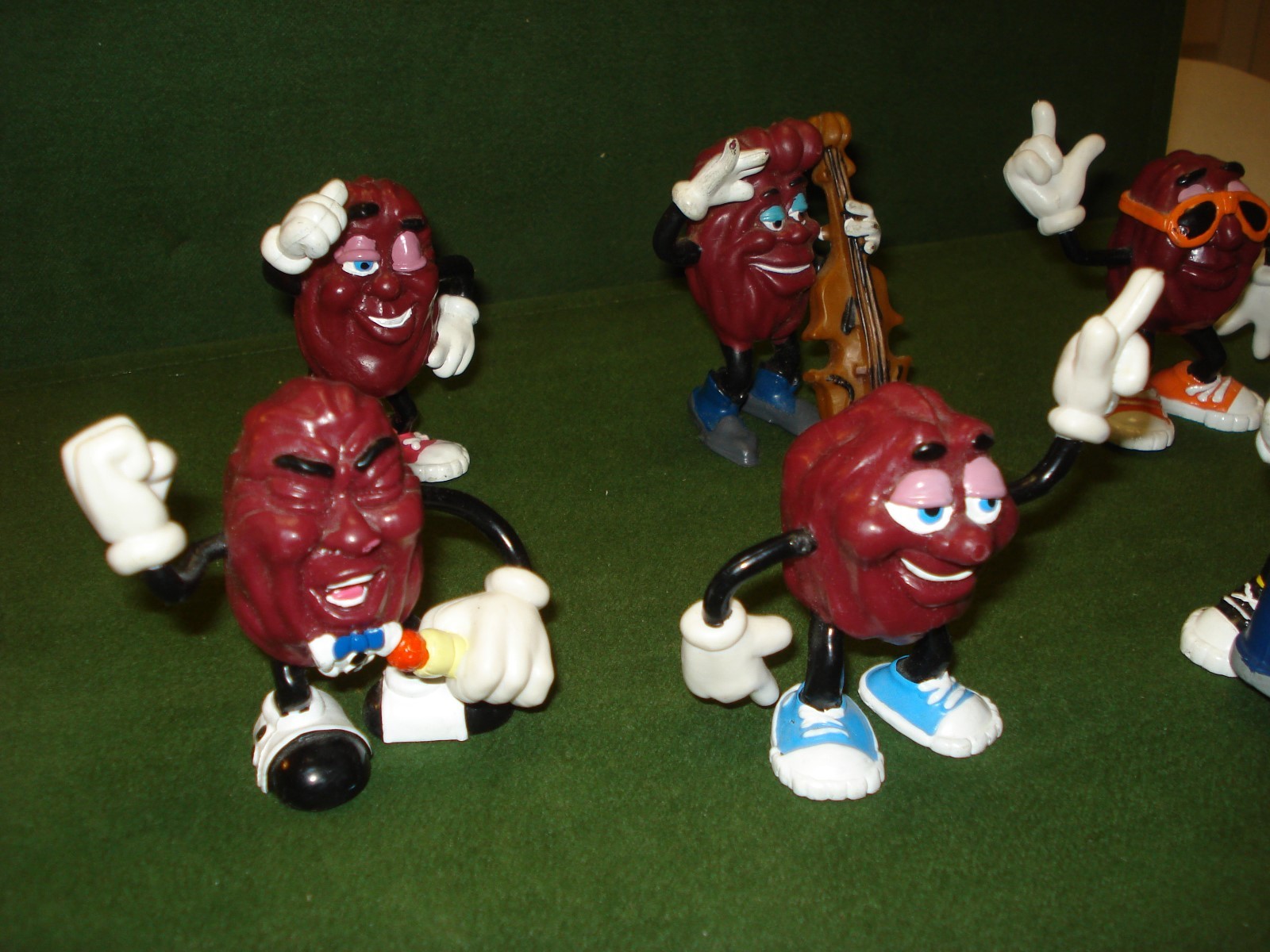 1987-88 GROUP OF 6 CALIFORNIA RAISINS CHARACTER FIGURES - COOL | eBay