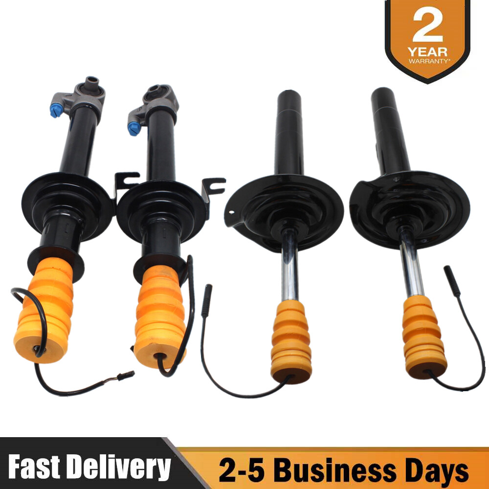 4x Front Rear Shock Absorber Struts w/EDC For BMW 7 Series E38 740i ...