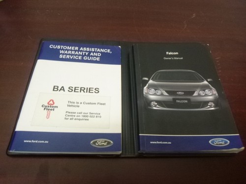 GENUINE FORD BA OWNERS HANDBOOK MANUAL. | eBay Australia