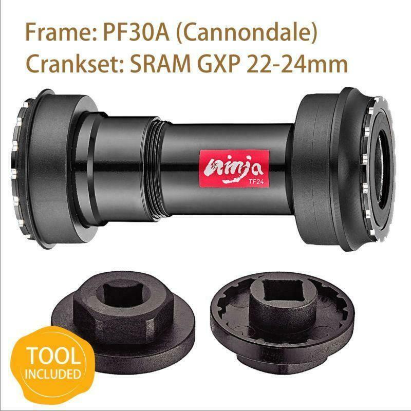 TOKEN Thread-Press Fit Bottom Bracket, BB30A & PF30A to SRAM GXP 22 ...