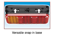 Narva 94202 Multivolt LED Rear Twin Stop/tail & Indicator Lamp Caravan ...