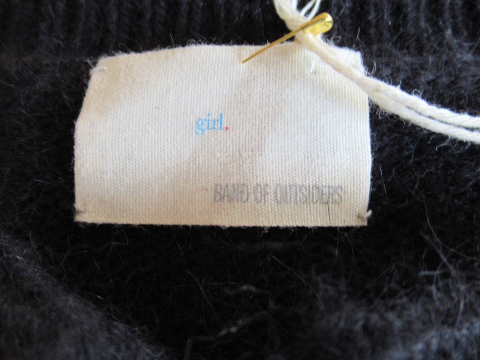 girl. Band Of Outsiders Angora/Silk Blend Floral Crew… - Gem