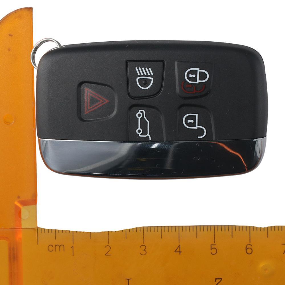 Silver Key Shell ABS Key Fob Case 5 Buttons Key Shell Key Fob For Range ...