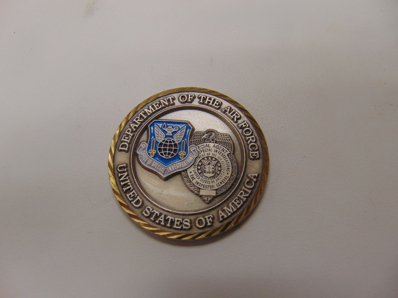CHALLENGE COIN U.S. AIR FORCE AFOSI DIRECTORATE OF WARFIGHTING ...