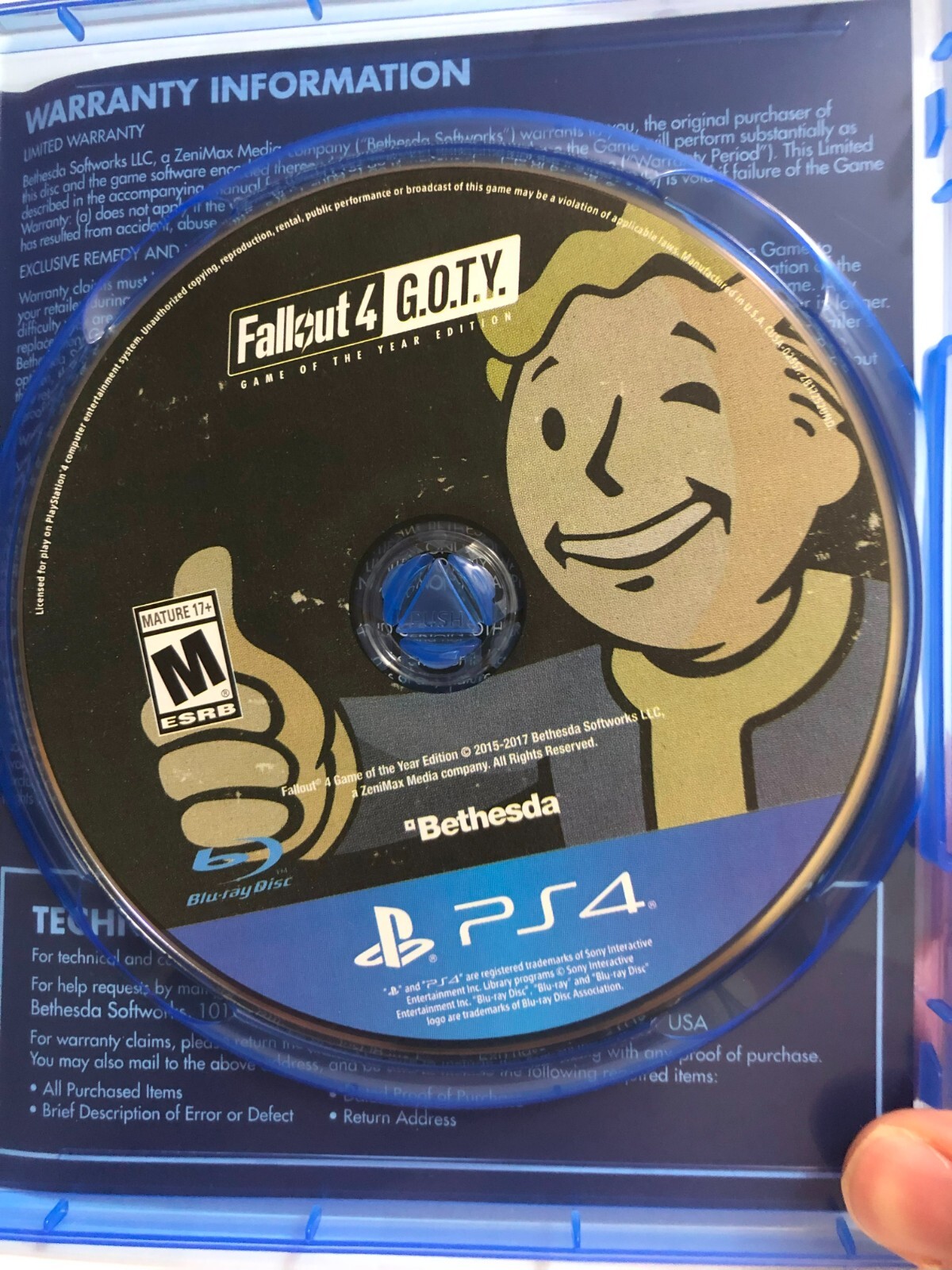 Fallout 4 Game of the Year Edition PS4 (with both working DLC + Poster ...