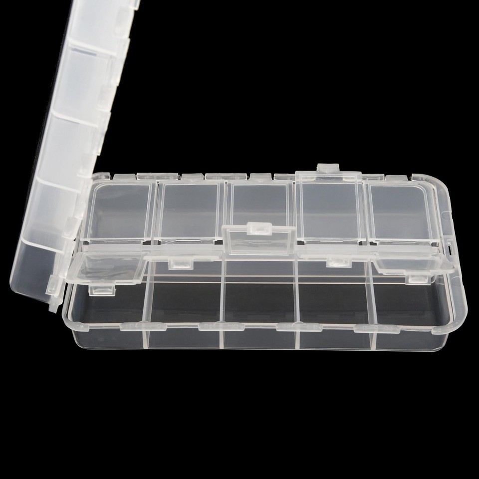 Small Fishing Tackle Storage Box Container For Storing Swivels Jigs ...