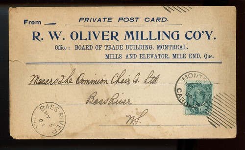 🍁Private Post card to BASS RIVER, N.S. Canada | eBay