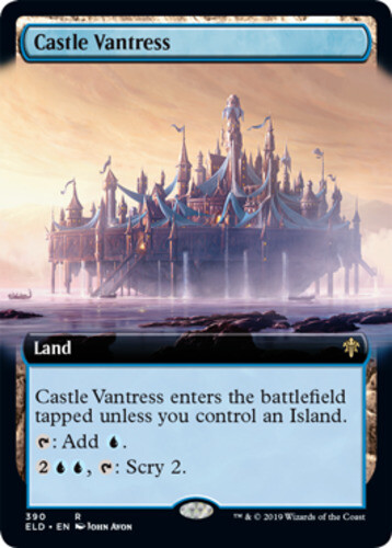 1x Castle Vantress ~ Extended Art - Foil NM-Mint, English Throne of ...