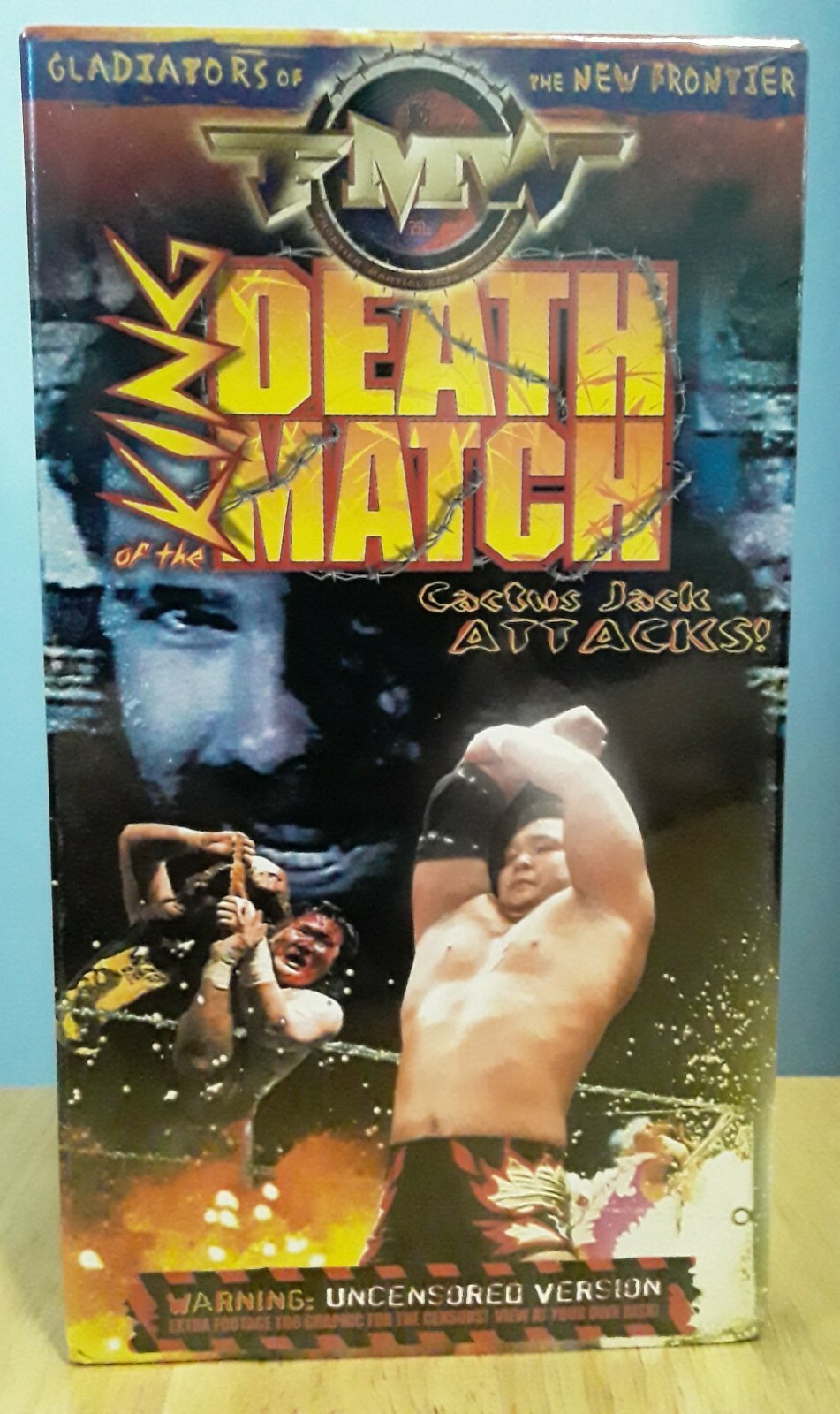 FMW King of Death Match Terry Funk Cactus Jack Mike Awesome BarbedWire ...