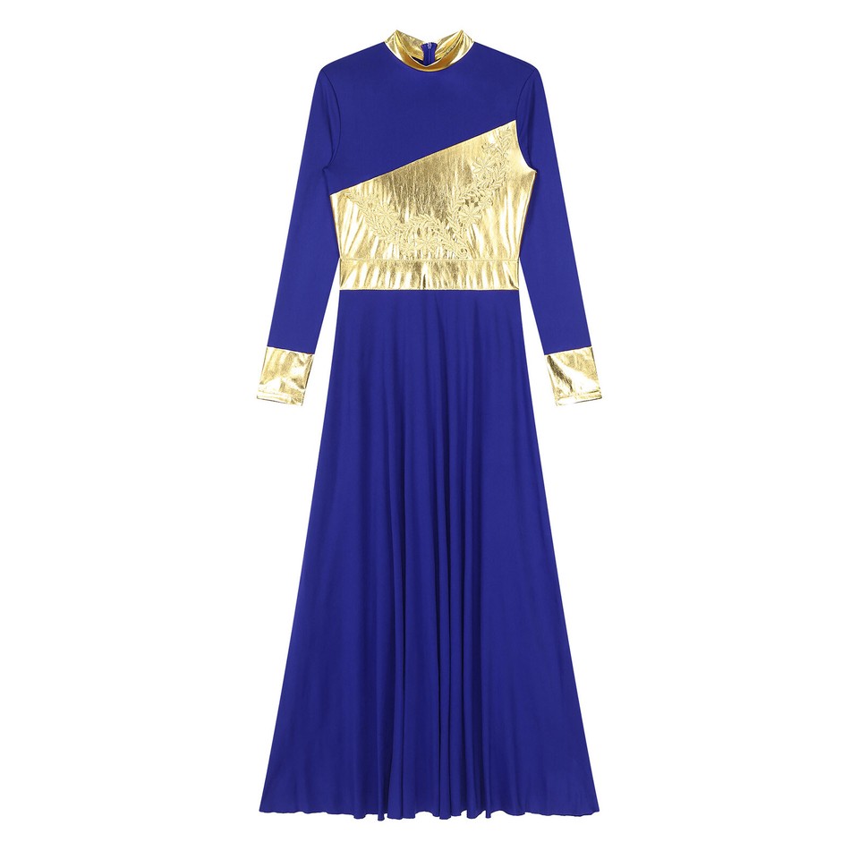 Womens Dancewear Cosplay Dance Dress Liturgical Worship Costume Praise ...