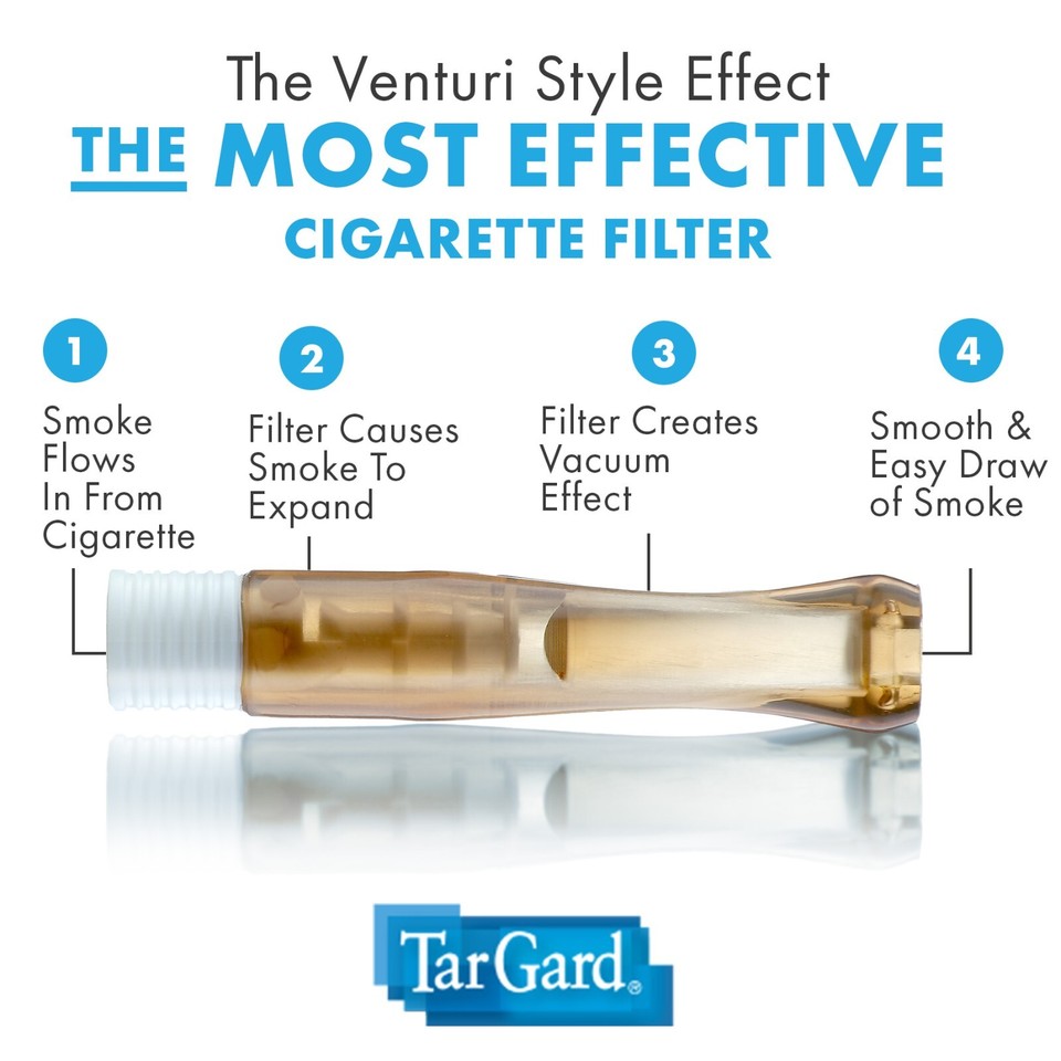 TarGard Amber Cigarette Filters 30 Pack Tar Gard Guard Stop Tar Block ...