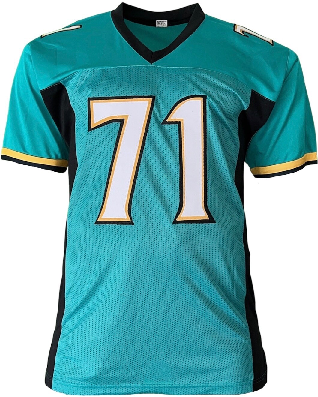 Tony Boselli Autographed Pro Style Teal Football Jersey JSA | eBay