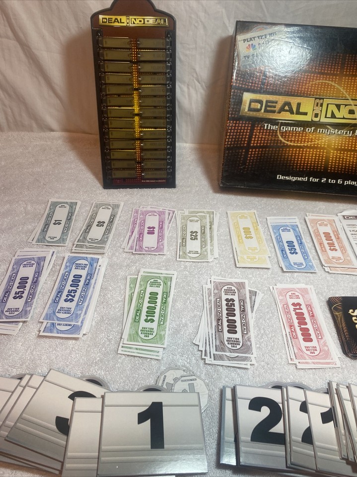 Deal or No Deal Game Of Mystery Briefcases NBC TV Show Game 2006 ...