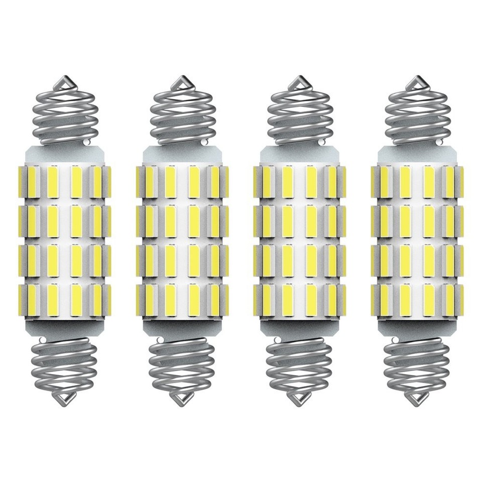 4X AUXITO 39-42MM 211-2 212-2 578 LED Interior Map Light Bulb CANBUS ...