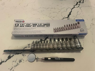 Sealed Matco 13 Pc Adv Torx Bit Socket Set (1/4", 3/8", 1/2" Drive ...