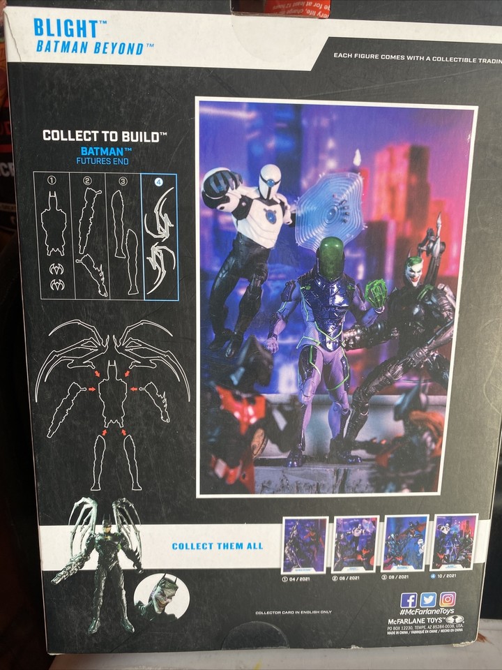 DC Exclusive Build-A Figure - Batman & Beyond - Blight Mcfarlane | eBay