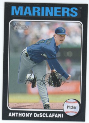 2024 TOPPS HERITAGE MINI BLACK BORDER ANTHONY DESCLAFANI 46/50 SEATTLE ...