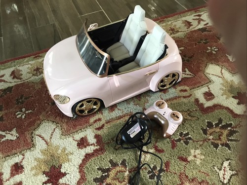 American Girl RC Pink Sports Car Remote Control Two Seats/Dolls Sold ...