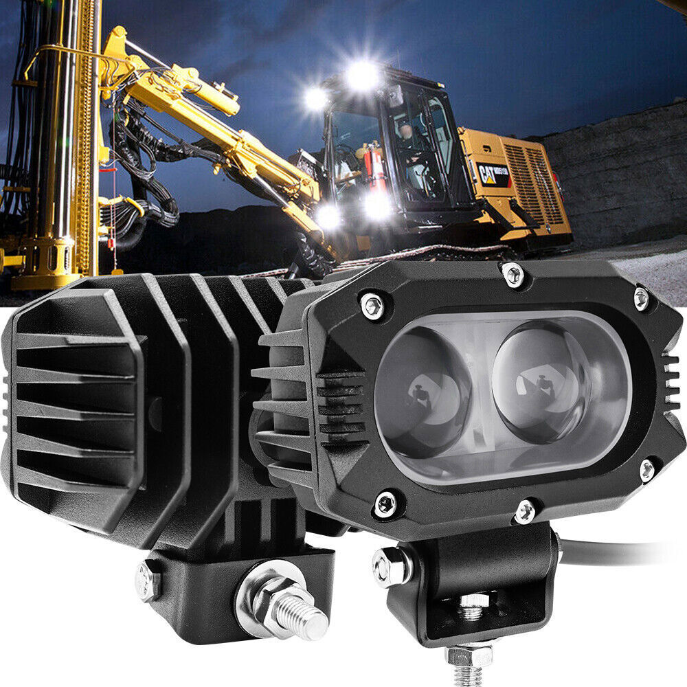 4'' LED Head Lamp for Caterpillar Skid Steers Excavator Fitklift Light ...