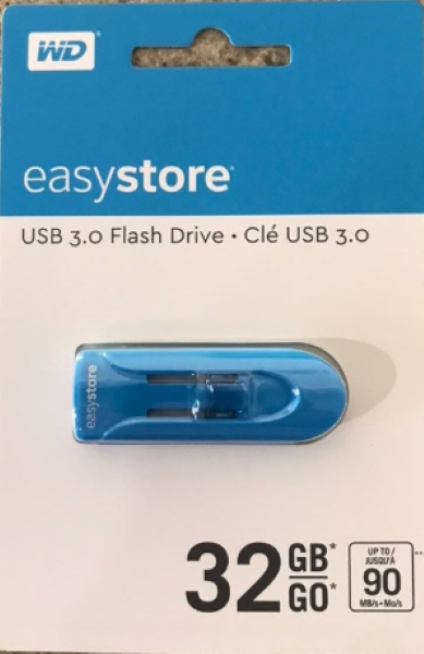 WD EasyStore 32GB USB 3.0 Flash Drive - Blue for sale online | eBay