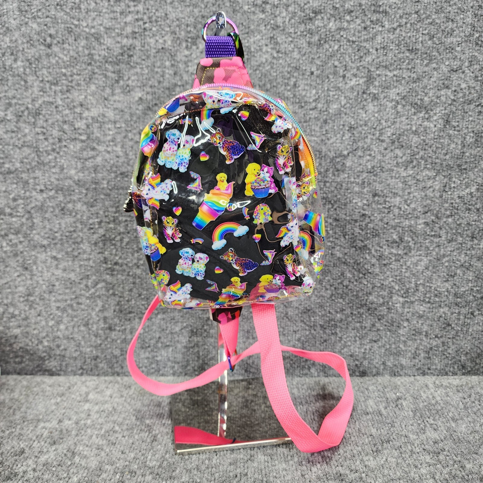 Lisa Frank Vintage 90s Cheetah Leopard Vinyl Clear Mi… - Gem