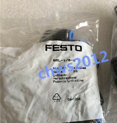 3 PCS NEW FESTO air pipe connector QSL-1 / 8-6 153046 | eBay