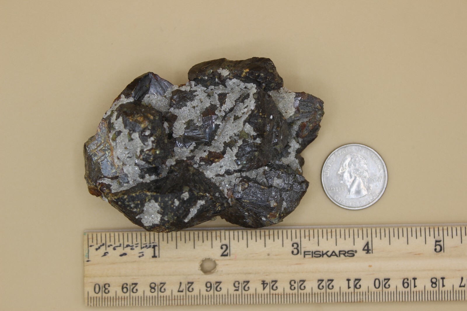 Quartz on Sphalerite 2J211 Kansas Crystal Mineral Specimen | eBay