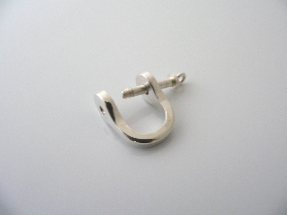 Tiffany & Co Silver Half Shackle Key Ring Keychain Rare Gift Cool Love ...