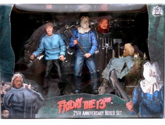 NECA Friday the 13th 25th Anniversary Box Set Jason Voorhees - Box ...